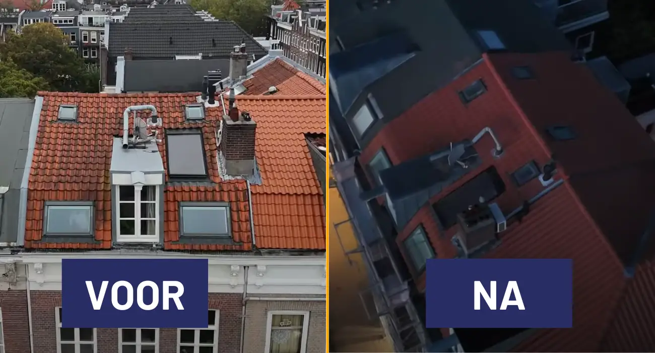 Pannendak Renovatie in Amsterdam - Delta Daktechniek